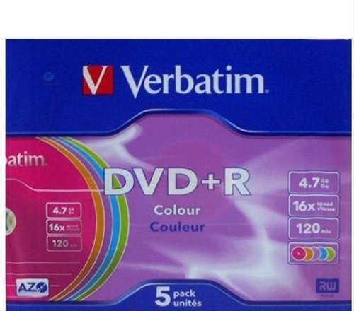 Оптический диск DVD+R диск Verbatim 4,7Gb #19301