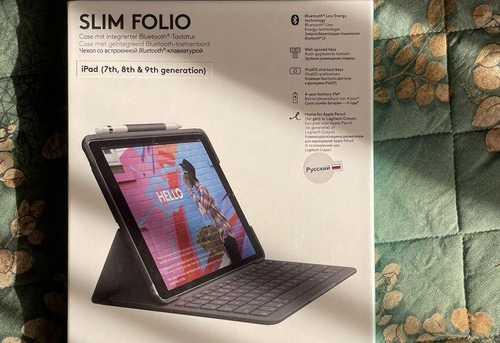 Logitech slim folio iPad (7th, 8th, 9th gen)