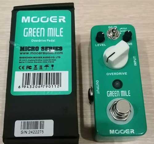 Mooer Green Mile Overdrive (Новый)