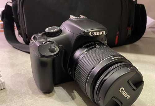 Фотоаппарат Canon EOS 1100D Kit 18-55mm, черный
