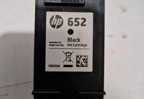 Картридж HP 652 black