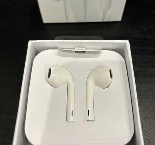 Наушники apple earpods lightning с переходником