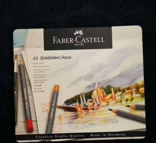 Акварельные карандаши faber castell