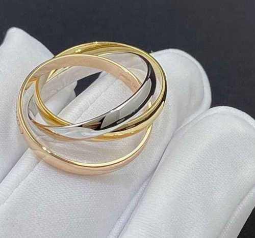 Золотое кольцо Cartier Trinity