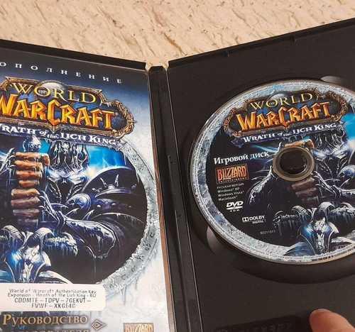 World of Warcraft,wrath of the Lich King Cd диск