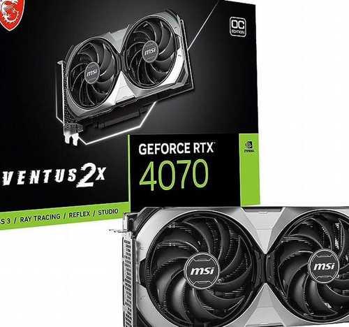 Видеокарта MSI GeForce RTX 4070 Ventus 2X E OC 12G