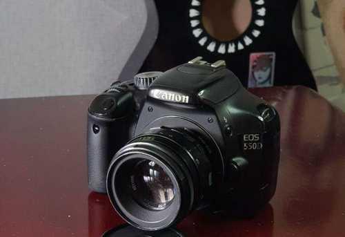 Canon eos 550d + гелиос 44 2