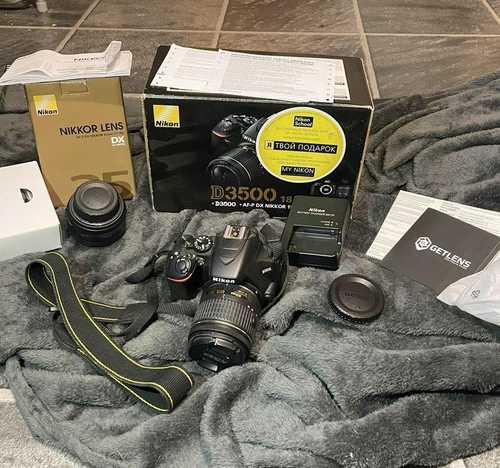 Фотоаппарат Nikon d3500   объектив