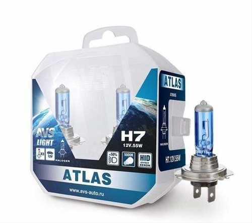 Лампа галогенная AVS atlas PB /5000К/ H7.12V.55W P