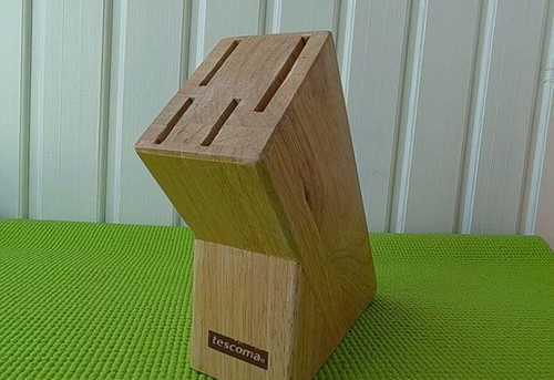 Блок для 4 ножей tescoma woody