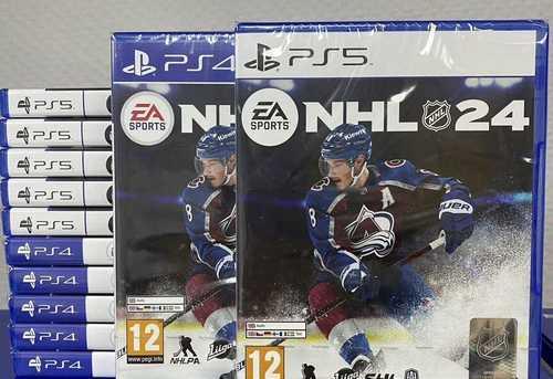 Диски PS4 и PS5 NHL 24 (новые ) NHL24
