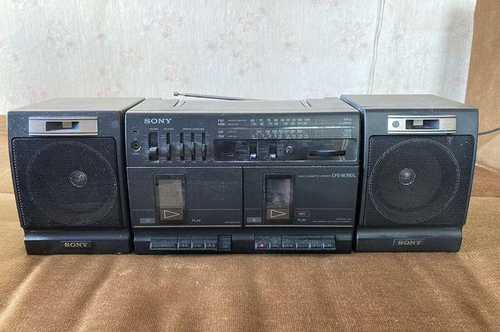 Манитофон двухкассетник Sony