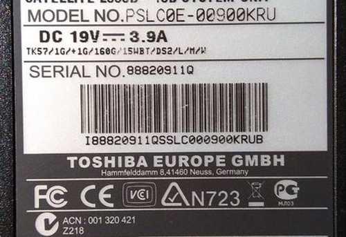 Toshiba Satellite L300D 10B