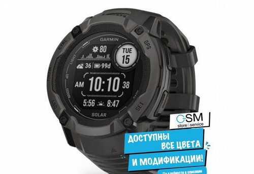 Умные часы Garmin Instinct 2X Solar, черный