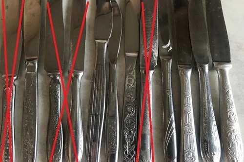 Столовые приборы ложки вилки ножи времён СССР
