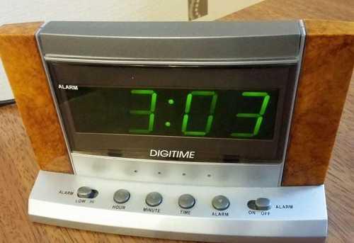 Настольные часы Digitime 0912 с будильником