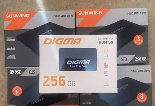 Ssd 256gb Sunwind новый(HDD 500 б/у)