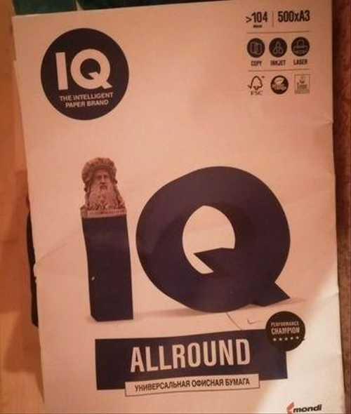 Бумага iq allround a3