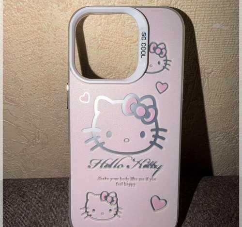 Чехол на iPhone 16 pro Hello kitty