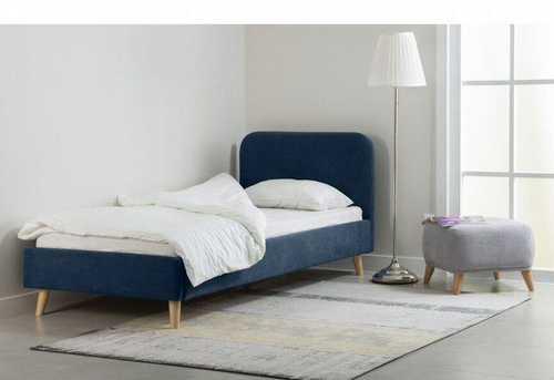 Кровать Лайтси 90 Velvet Navy Blue