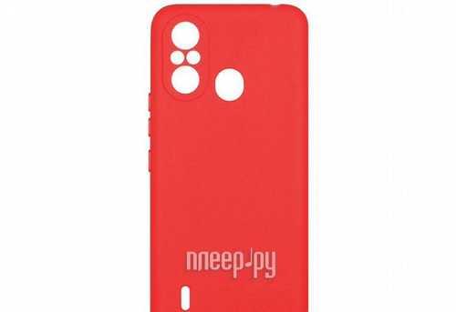 Чехол DF для Itel A49 Silicone Red itCase-05