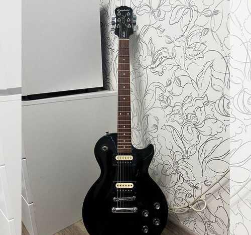 Электрогитара epiphone les paul studio lt ebony