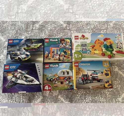 Новые Lego city, duplo, creator, friends