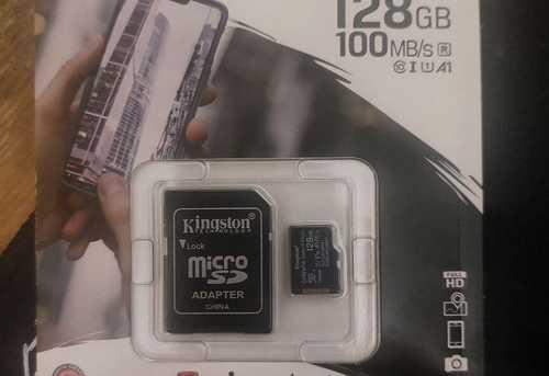 Карта памяти MicroSD 128gb