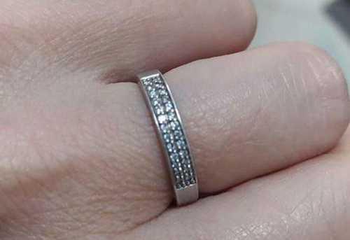 Серебряное кольцо 16,5 размер классика