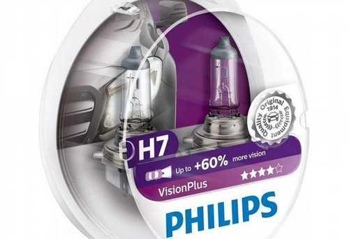 Лампа галогенная Philips VisionPlus H7 12V 55W, 2