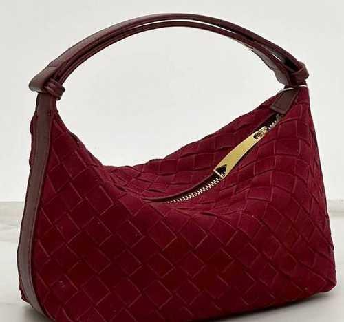 Сумка женская Bottega Veneta Burgundy новая *Gold