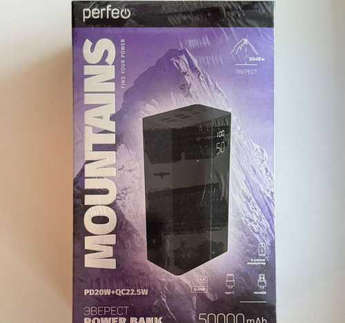 Аккумулятор Perfeo Powerbank mountains 50000 mAh
