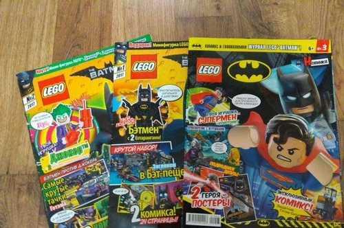 Журналы Lego Batman без игрушки