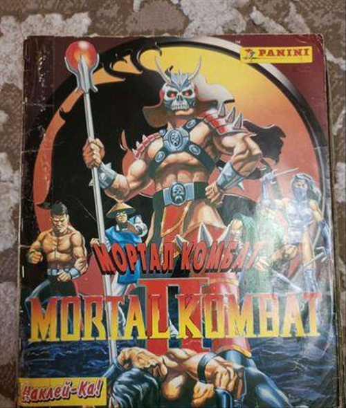 Mortal Kombat 2 (panini) Журнал с наклейками