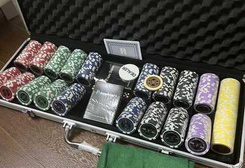 Набор доя покера 500 фишек (новый)
