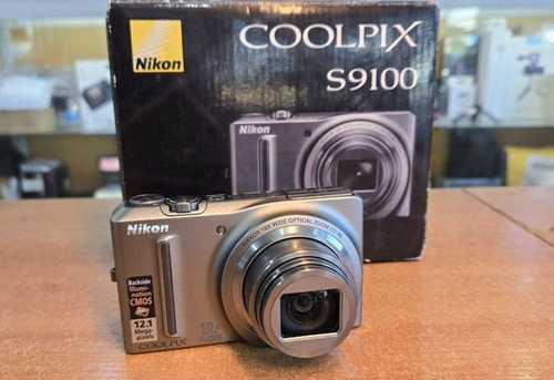 Цифровая камера nikon Coolpix S9100 silver