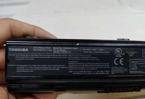 Аккумулятор Toshiba PA3534U-1BRS не держит
