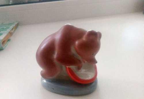 Медведь СССР статуэтка фарфоровая
