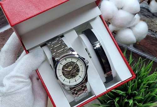 Красивый мужской подарочный набор с часами Rolex