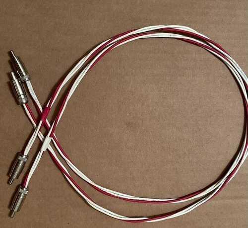 Межблочный кабель rca из western electric моножилы