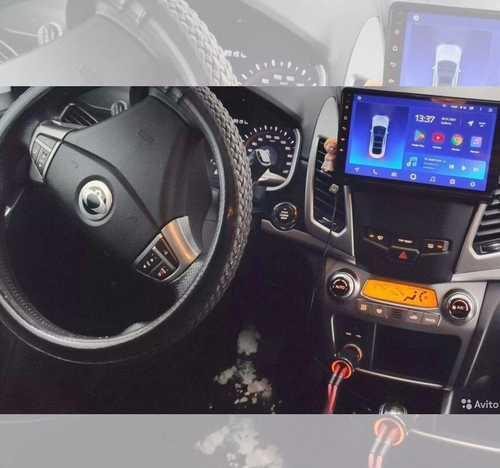 Магнитола SsangYong Action bigpic Navi IPS