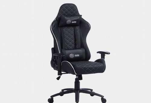 Кресло игровое Cactus CS-CHR-030BLS черный/серебри