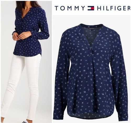 Блузка принт листья Tommy Hilfiger 6 M