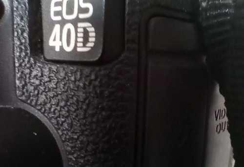 Фотоаппарат canon eos 40d