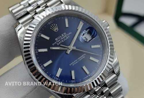 Мужские часы Rolex Datejust 41 мм синий циферблат