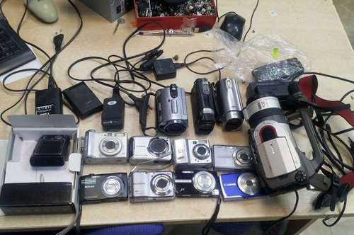 Камеры Canon XM1 + 3 камеры и 9 фотоаппаратов