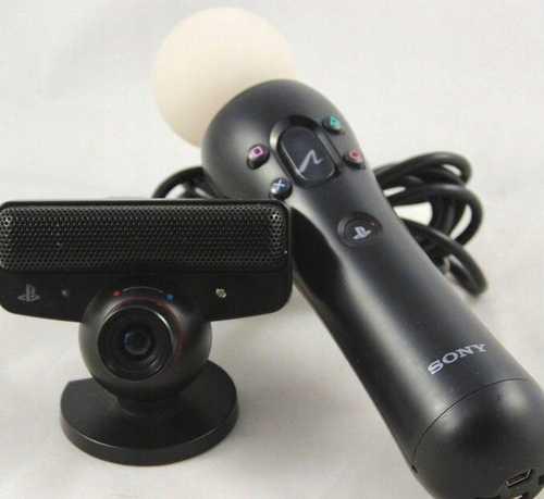 Игровая набор Move + камера PS3