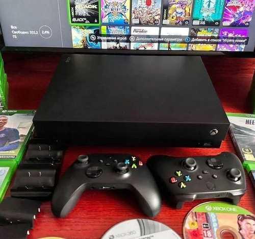 Xbox One X + 150 игр