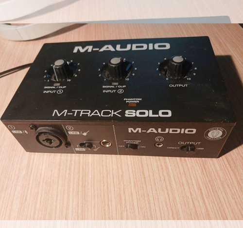 Звуковая карта m-audio m-track solo