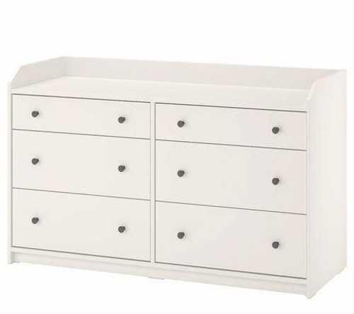 Комод IKEA hauga Белый